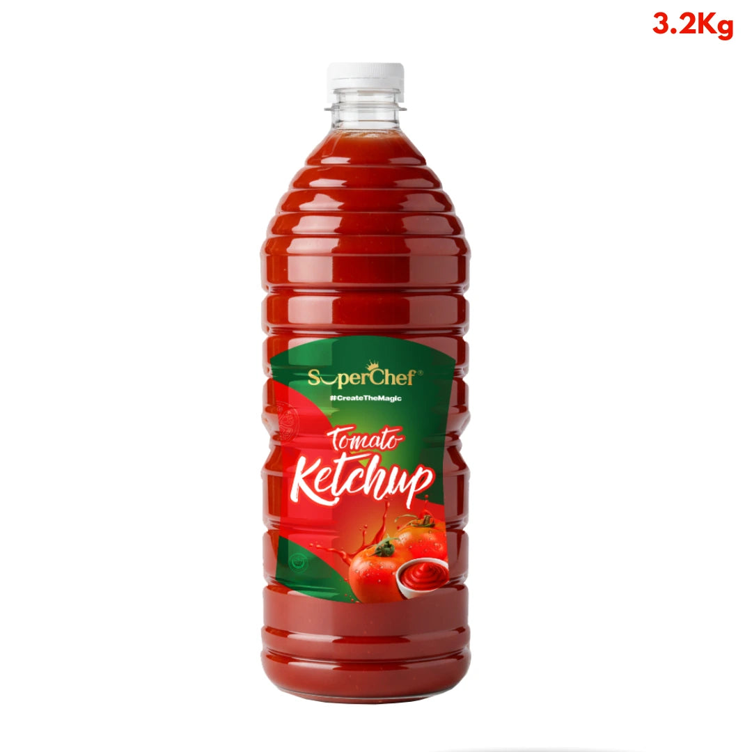 Tomato Ketchup 3.2 Kg | Rich Taste, Thick & Fresh Family Pack – SuperChef